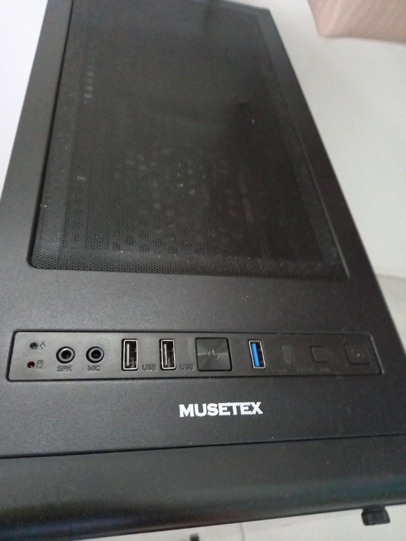 Musetex pc case, Electronics, Computer Parts & Accessories on Carousell
