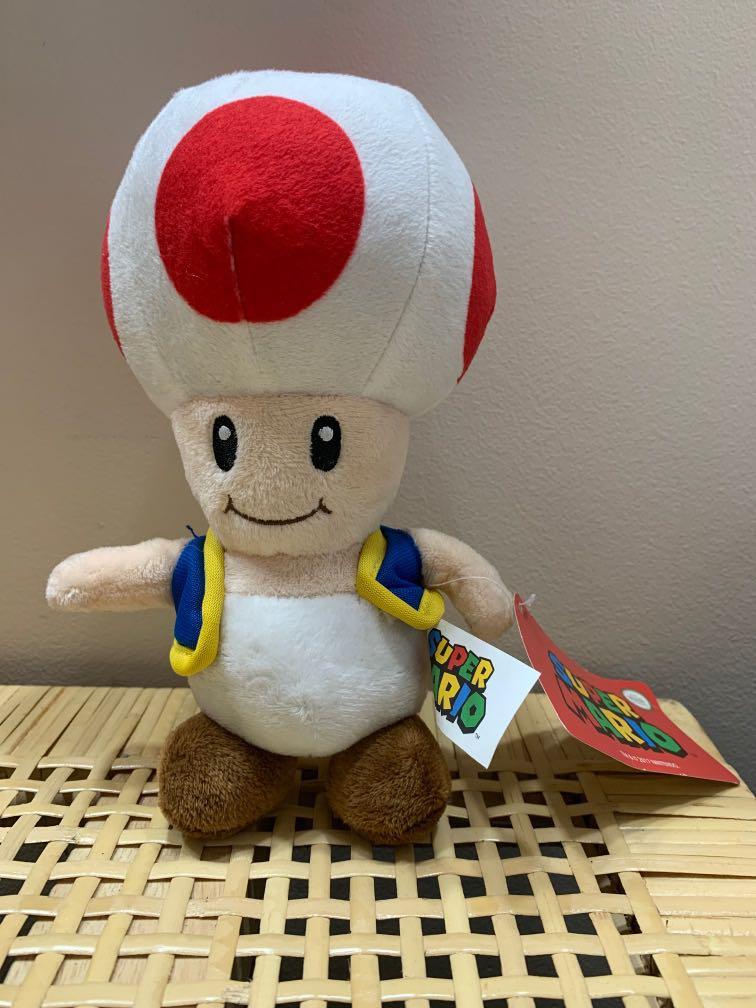 Mushroom Head (Toad) Super Mario Plushie, Toys & Games, Stuffed Toys on ...