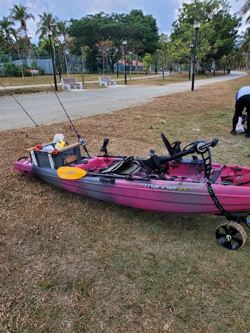 Native mariner 12.5 paddle drive fishing rigged kayak, Everything Else ...