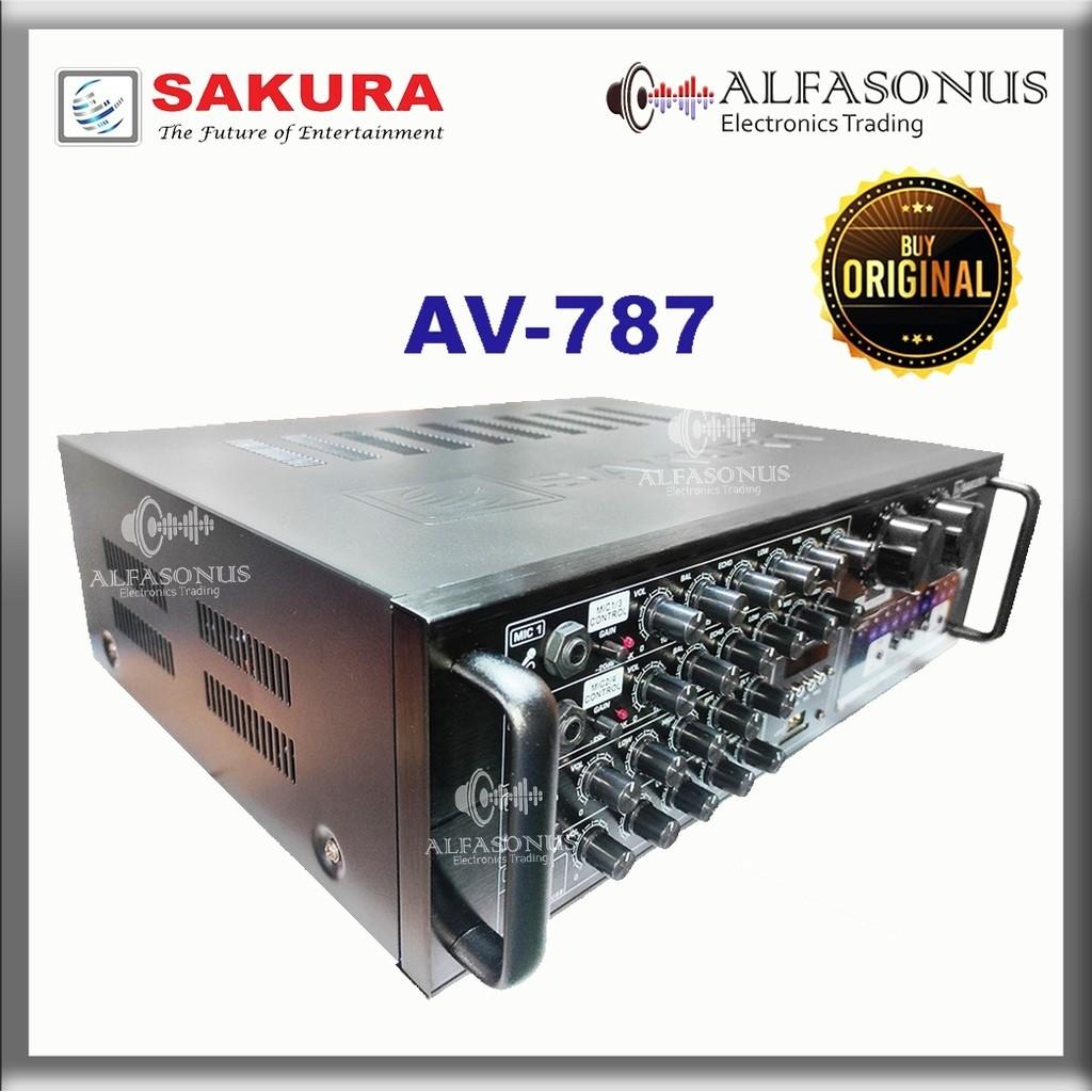 New Sakura AV-787 450Wx2 Mixing Amplifier With Pitch Control, USB/ SD Port, Audio, Other Audio ...