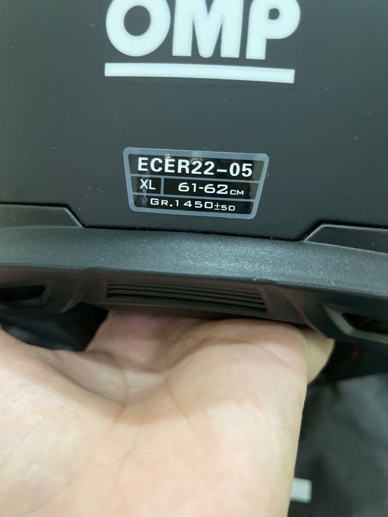 OMP 2020 Circuit Evo Karting Helmet, Motorcycles, Motorcycle Apparel on ...