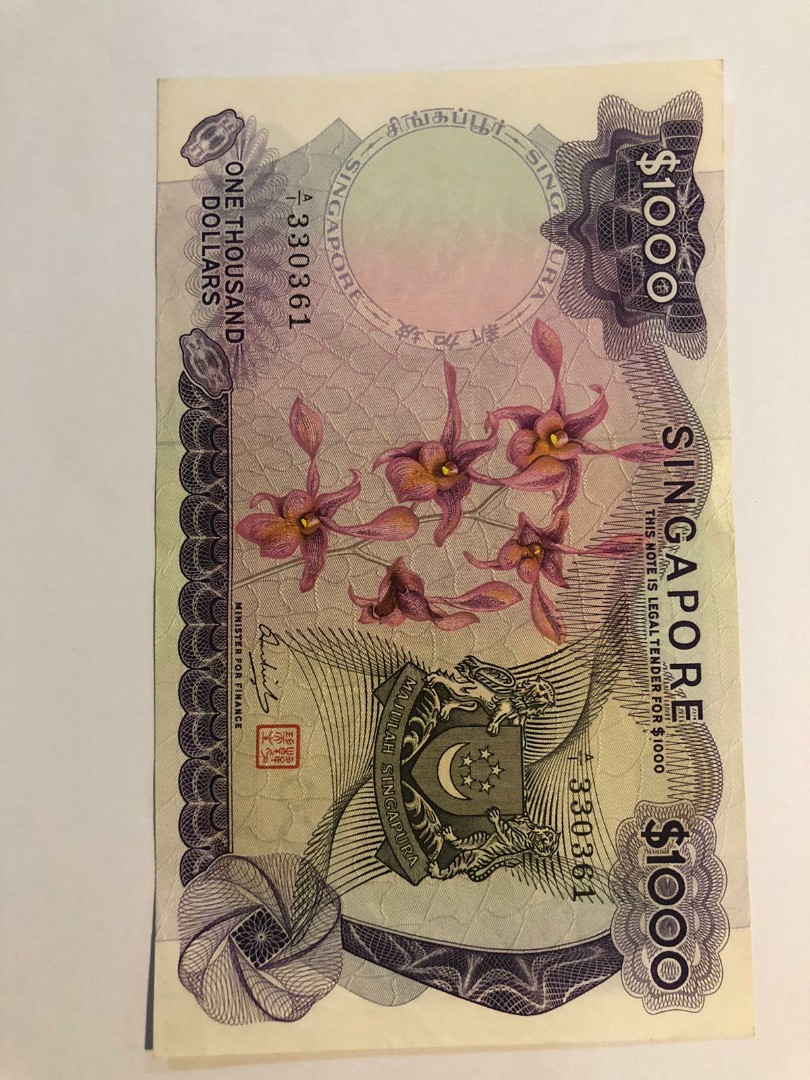 Orchid $1,000, Hobbies & Toys, Memorabilia & Collectibles, Currency on ...