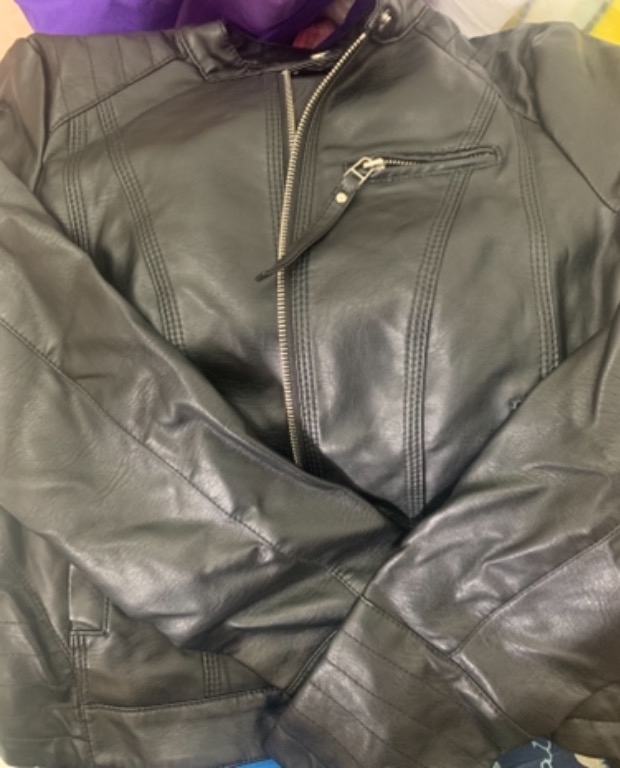 Original leather Jacket by VERA MODA, Women's Fashion, Coats, Jackets ...