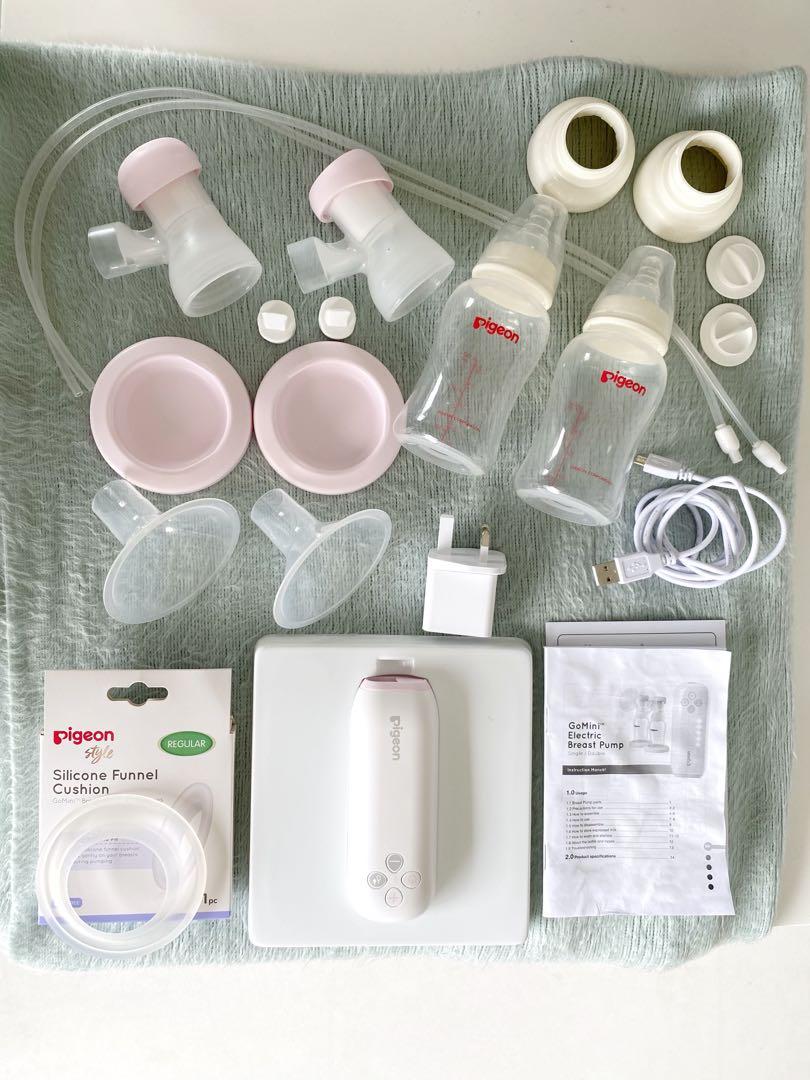 Pigeon Go Mini Electric double breast pump, Babies & Kids, Nursing ...