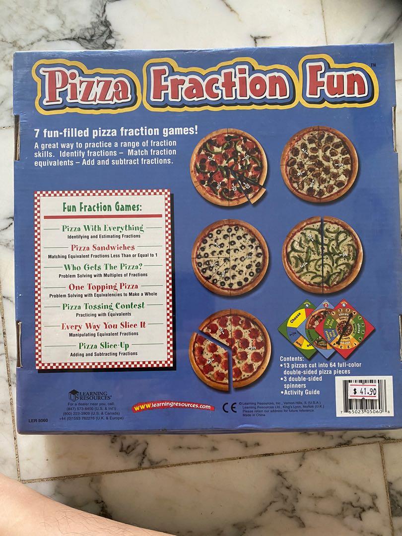 Pizza fraction board games - Learning Resources, Hobbies & Toys, Toys ...