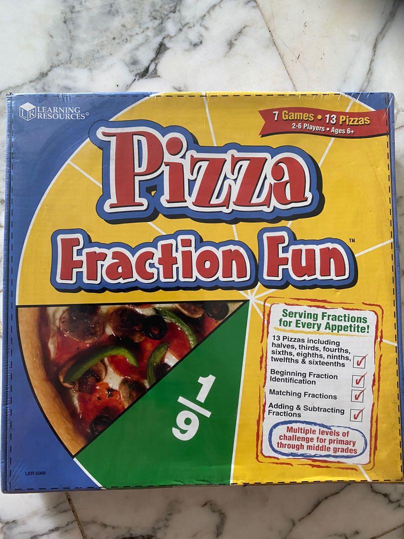 Pizza fraction board games - Learning Resources, Hobbies & Toys, Toys ...