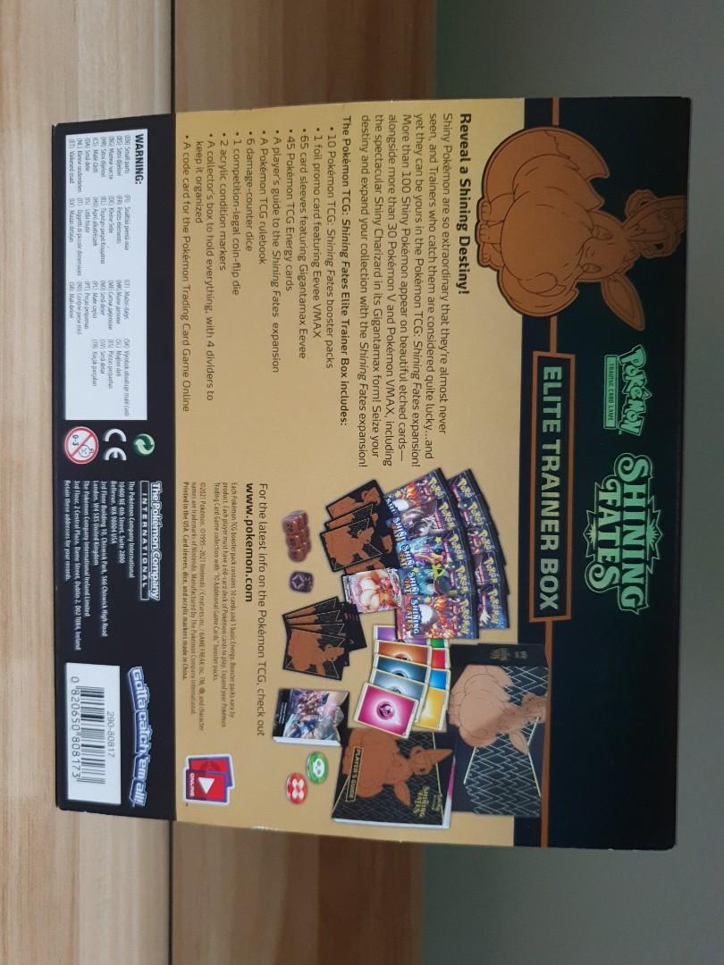 Pokemon Card Eevee elite trainer box, Hobbies & Toys, Toys & Games on ...
