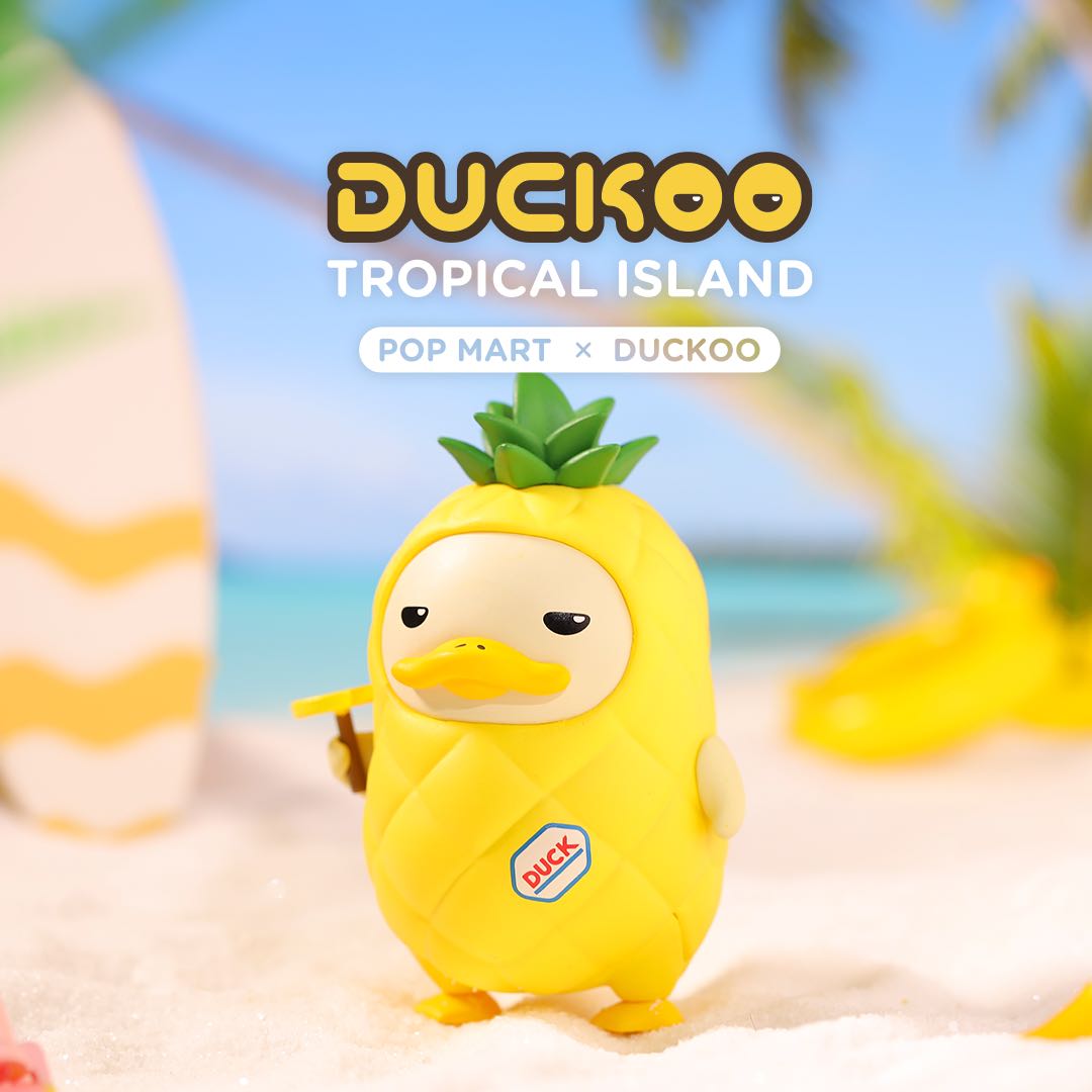 Popmart Duckoo Pineapple / Tanning / Coconut / Diver / Tanning, Hobbies ...