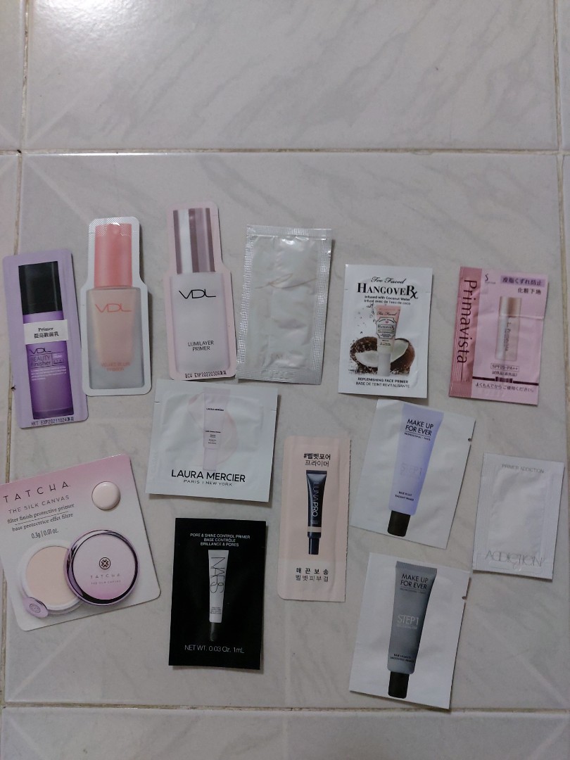 Primer/ make up base sample (不斷更新), 美容＆個人護理, 健康及美容 - 皮膚護理, 化妝品 - Carousell