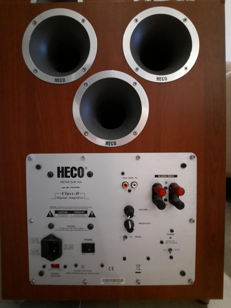 Rare HECO Metas 3.0 German Audiophile Speaker System, Audio, Other ...