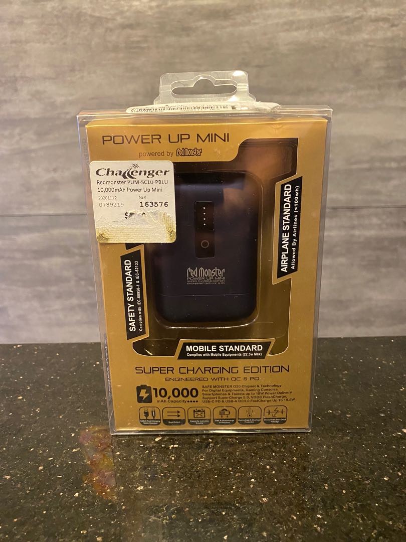 Red Monster Power up Mini 10,000mAh, Mobile Phones & Gadgets, Mobile ...