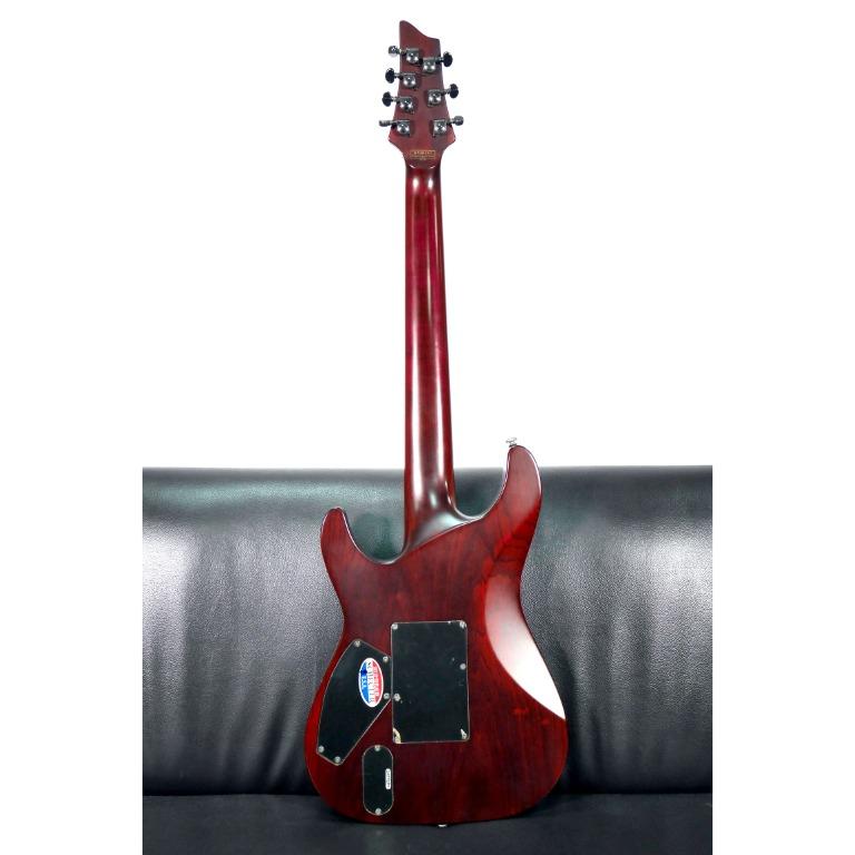 Schecter Jeff Loomis-7 Vampyre Red Satin Active EMG 707 7 String ...