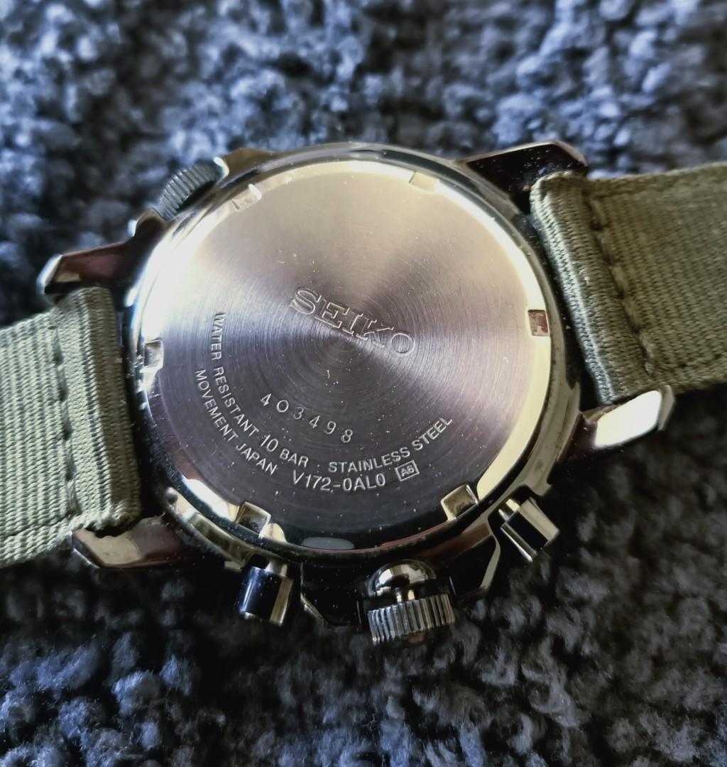 Seiko Prospex Solar PVD Black Military Field Watch SSC295P1, Men's ...