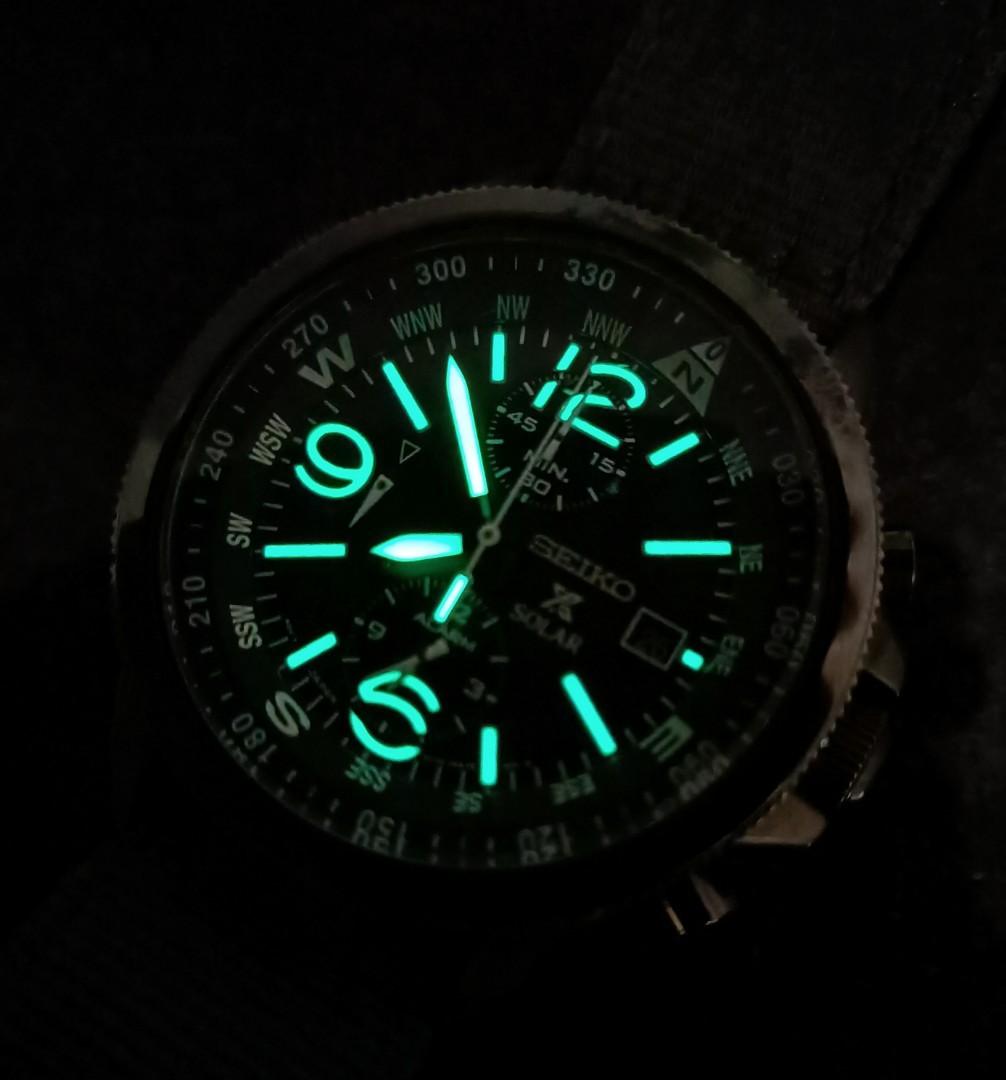 Seiko Prospex Solar PVD Black Military Field Watch SSC295P1, Men's ...