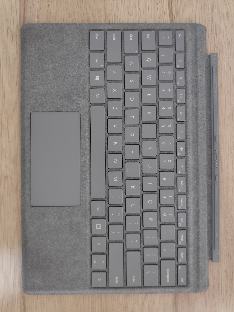 Surface Pro Signature Type Cover Grey, Platinum Pen, Power Charger ...