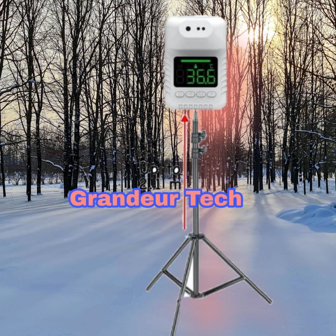 Talking Infrared Thermometer Temperature Scanner with Tripod Stand Non ...