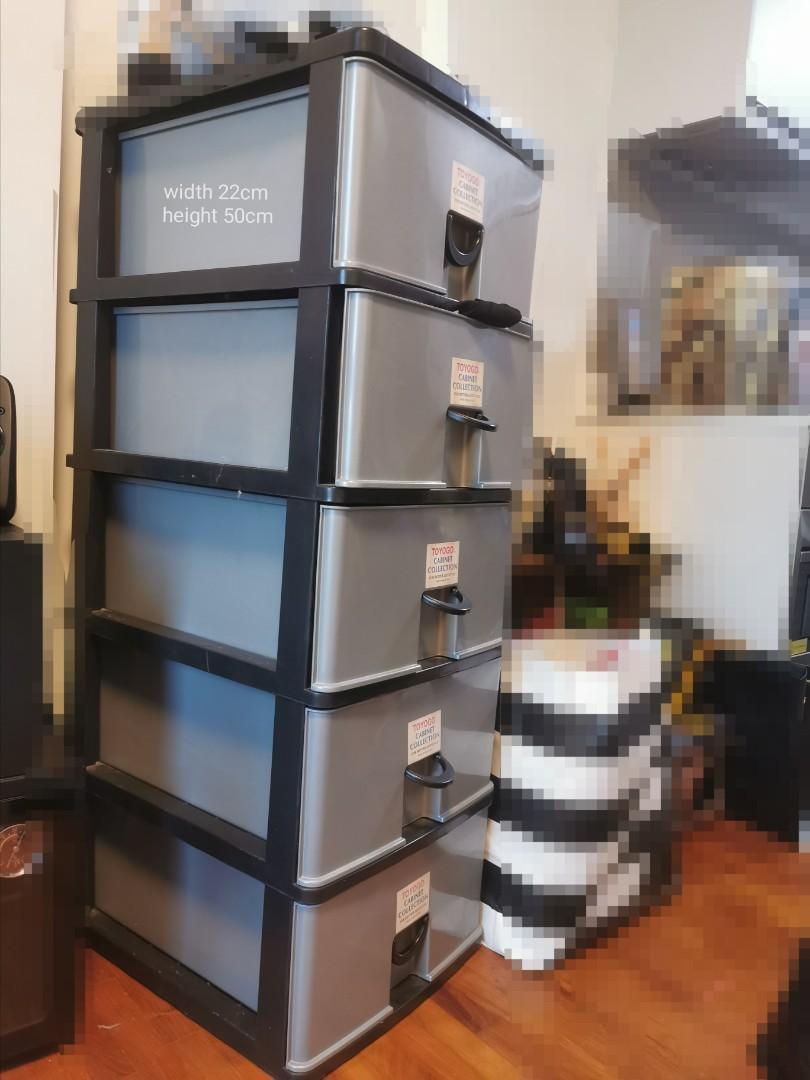 Toyogo 5 tiers drawer, Furniture & Home Living, Home Improvement ...