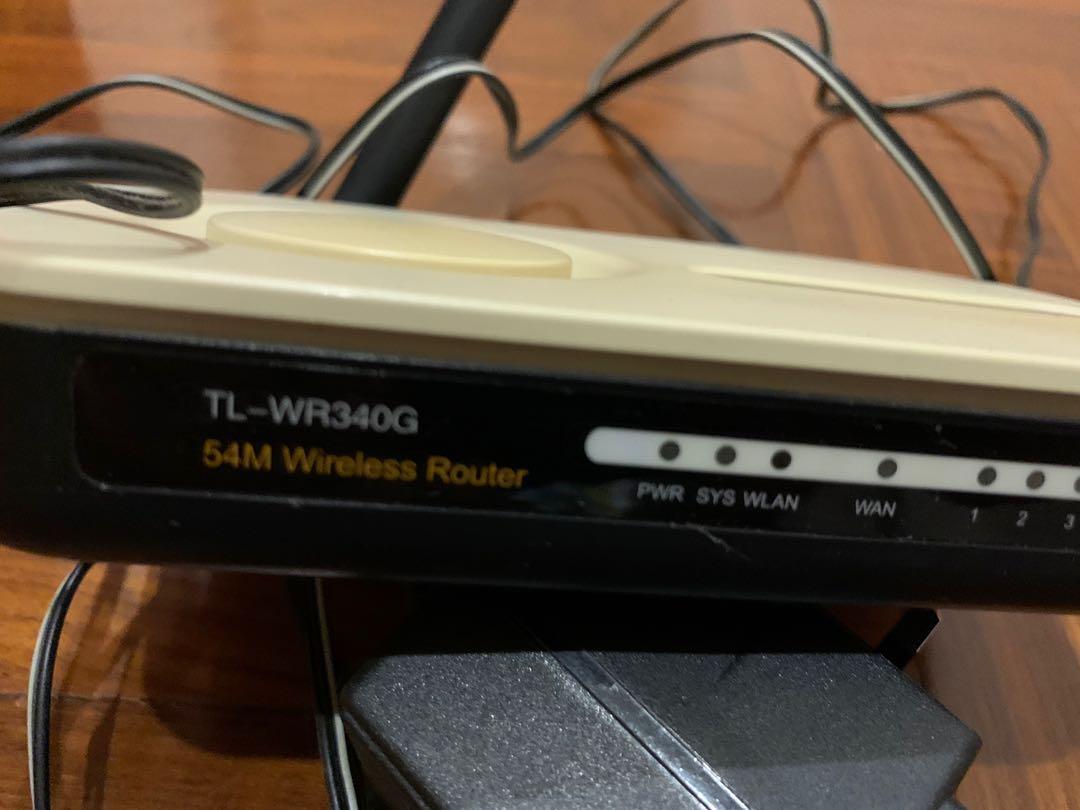 TP-LINK WR340G router, 電腦＆科技, 電腦周邊及配件, Wifi及上網相關產品 - Carousell