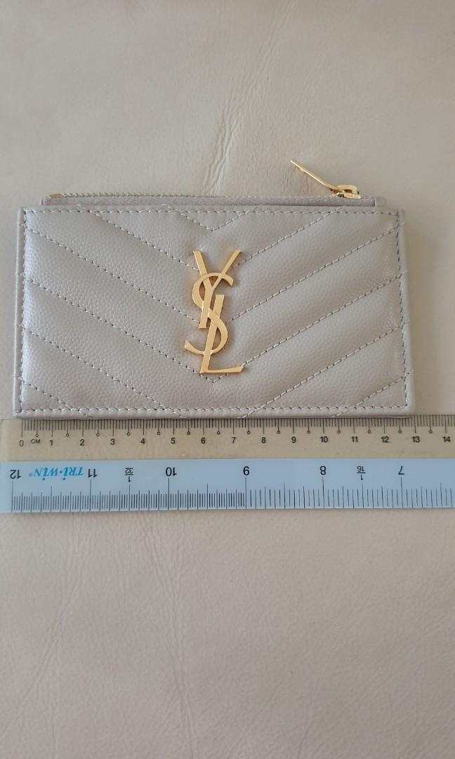 YSL mini wallet/cardholder, Luxury, Bags & Wallets on Carousell