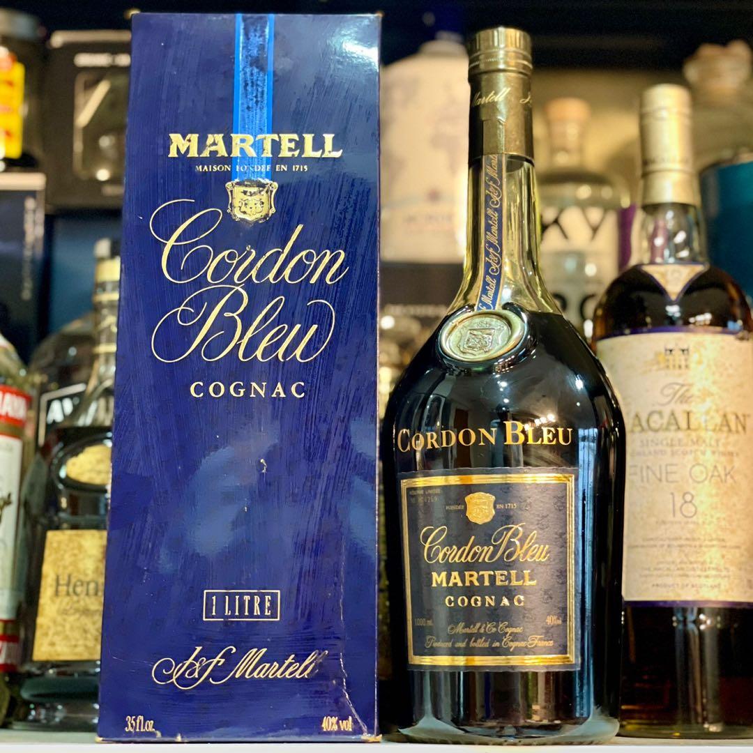 1L Cordon Bleu Martell Limited Edition Vintage green bottle cognac xo 1000ml, Food & Drinks ...