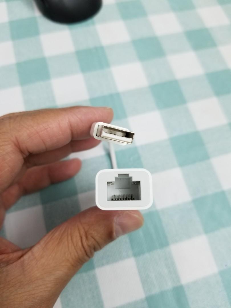 Apple USB to ethernet cable A1277, 電腦＆科技, 電腦周邊及配件, Wifi及上網相關產品 - Carousell