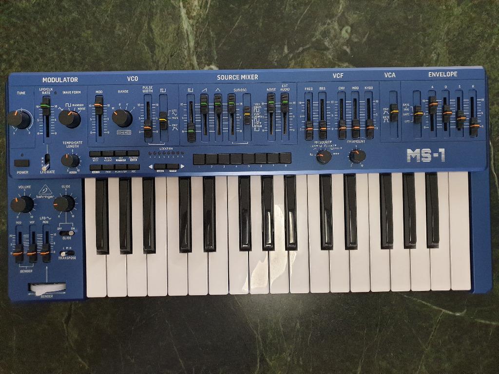 Behringer MS-1 (MS-101) Analog Synthesizer, Hobbies & Toys, Music ...