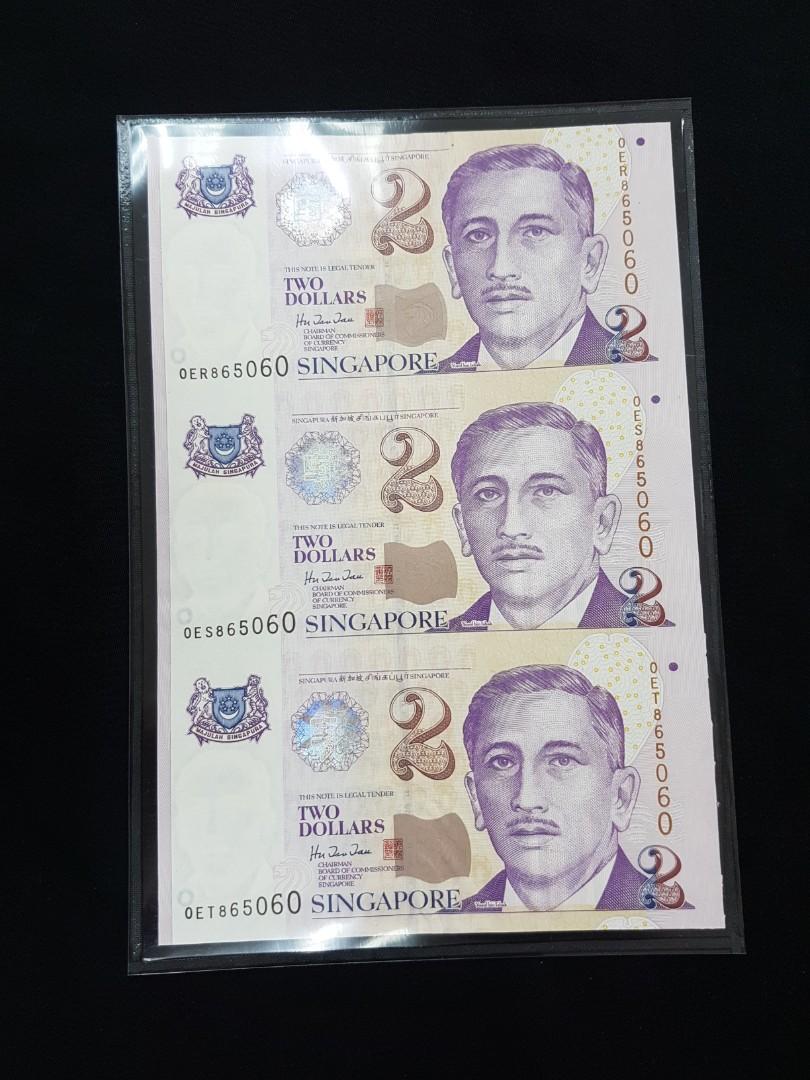 bn notes $2 3 in1 uncut note, Hobbies & Toys, Memorabilia ...