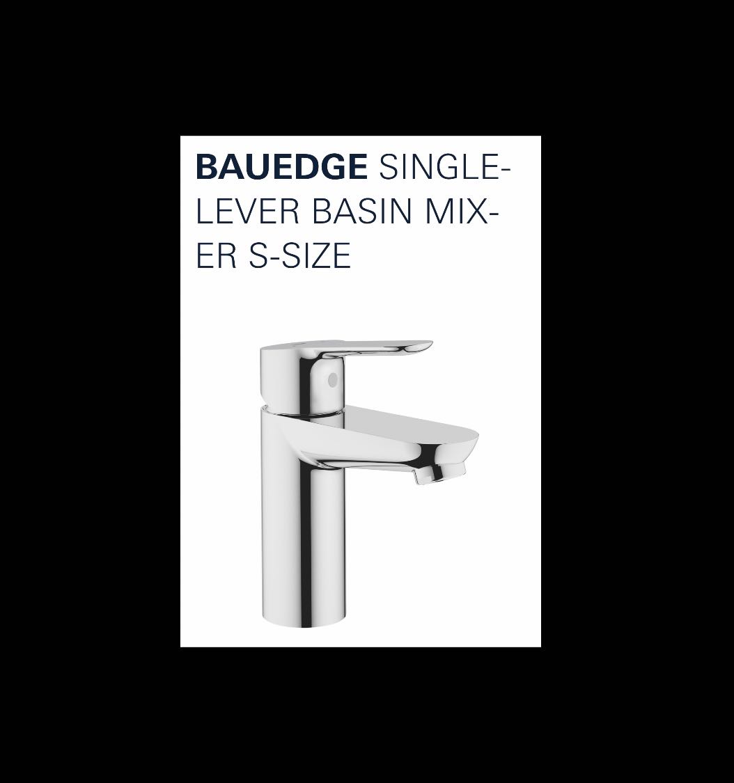 [BNIB] GROHE BauEdge Single-Lever Basin Mixer (S) 32858000, Everything ...