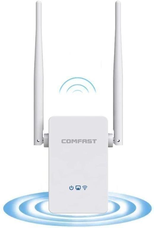 COMFAST 300Mbps WiFi Repeater WiFi Extender Booster 2.4GHz Wireless Amplifier with Dual External ...