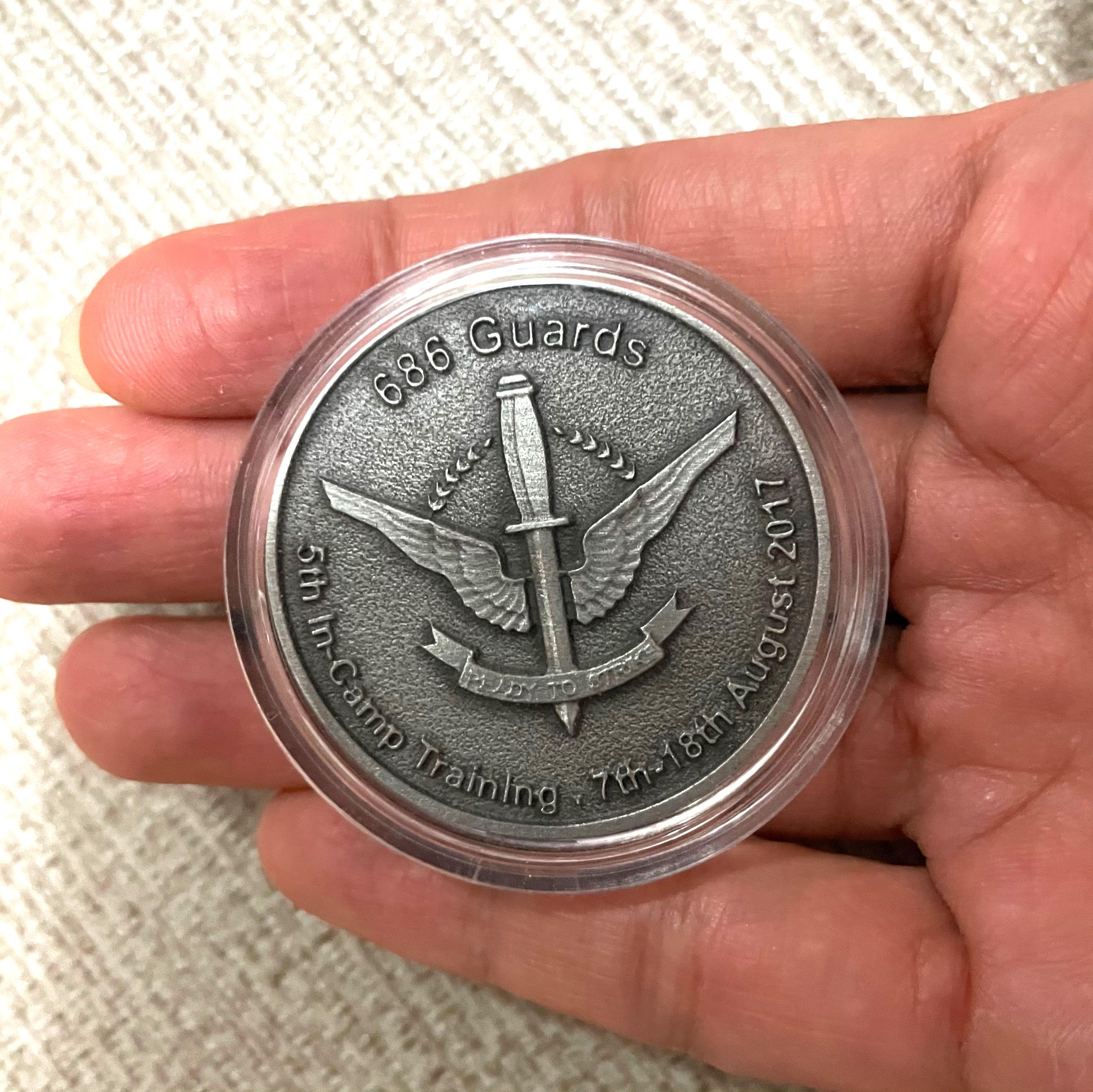 Commemorative CO Coin from 686 Guards Battalion Collectible, Hobbies ...