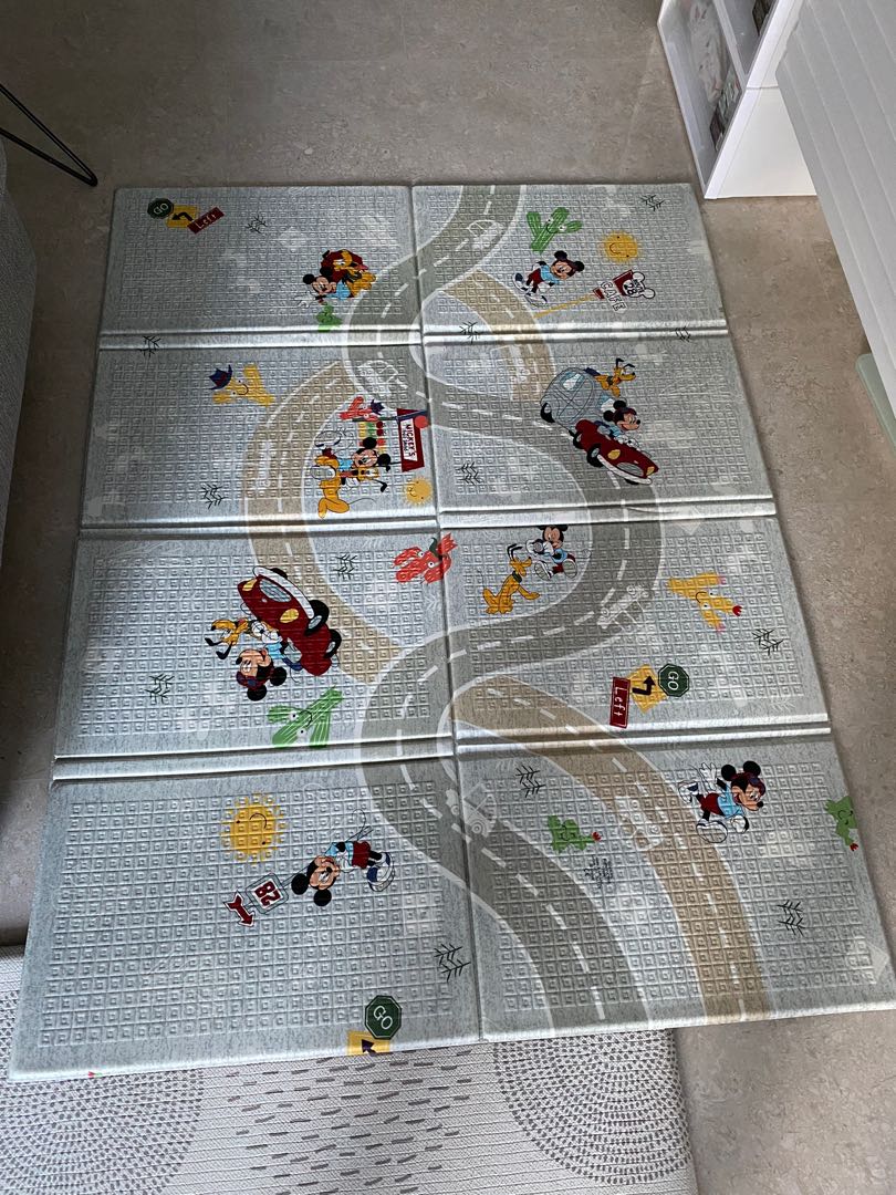 Disney Playmat Mickey Mouse On The Road Large Foam Playmat (119.38x88 ...