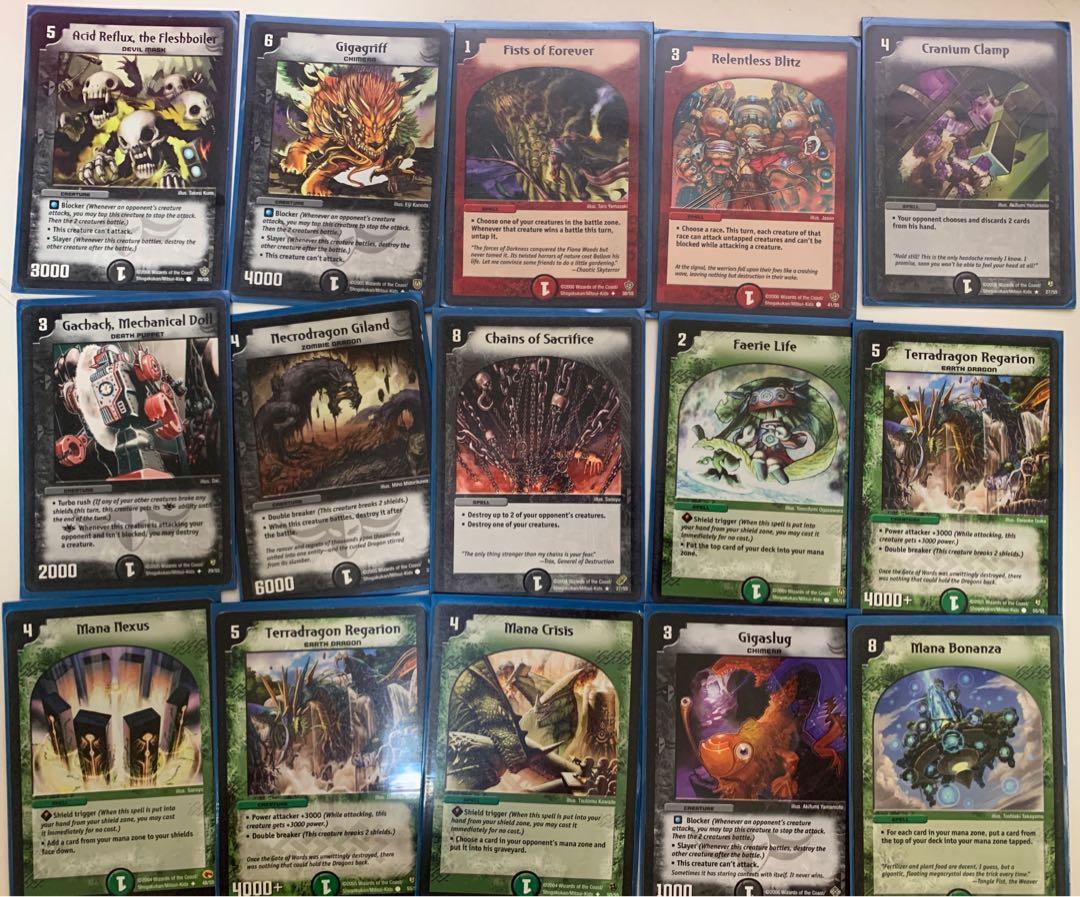 Duel Master Cards - Dragon Deck, Hobbies & Toys, Toys & Games on Carousell