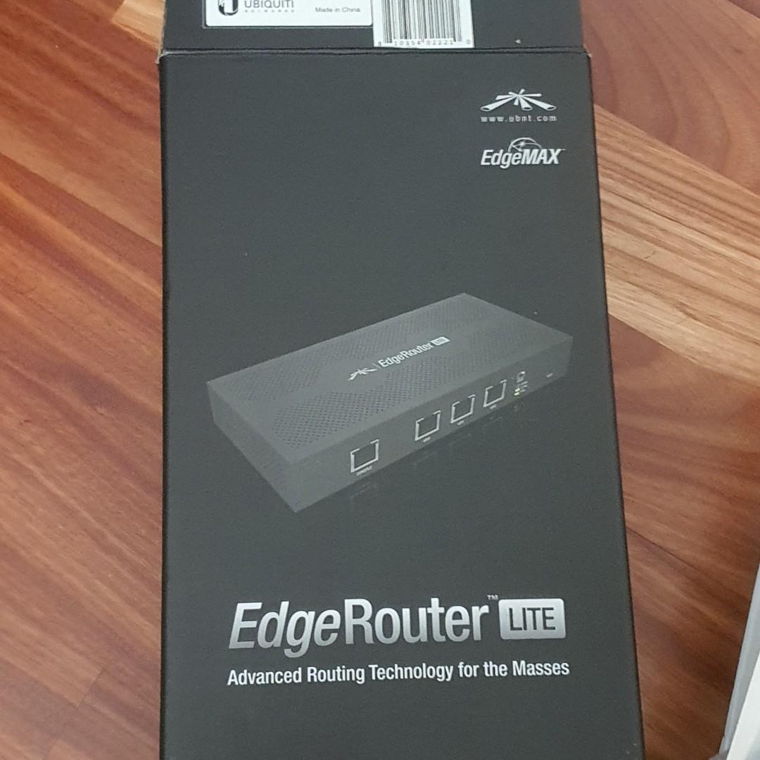 Edgerouter lite uniquiti unifi for singtel starhub m1 myrepublic ...