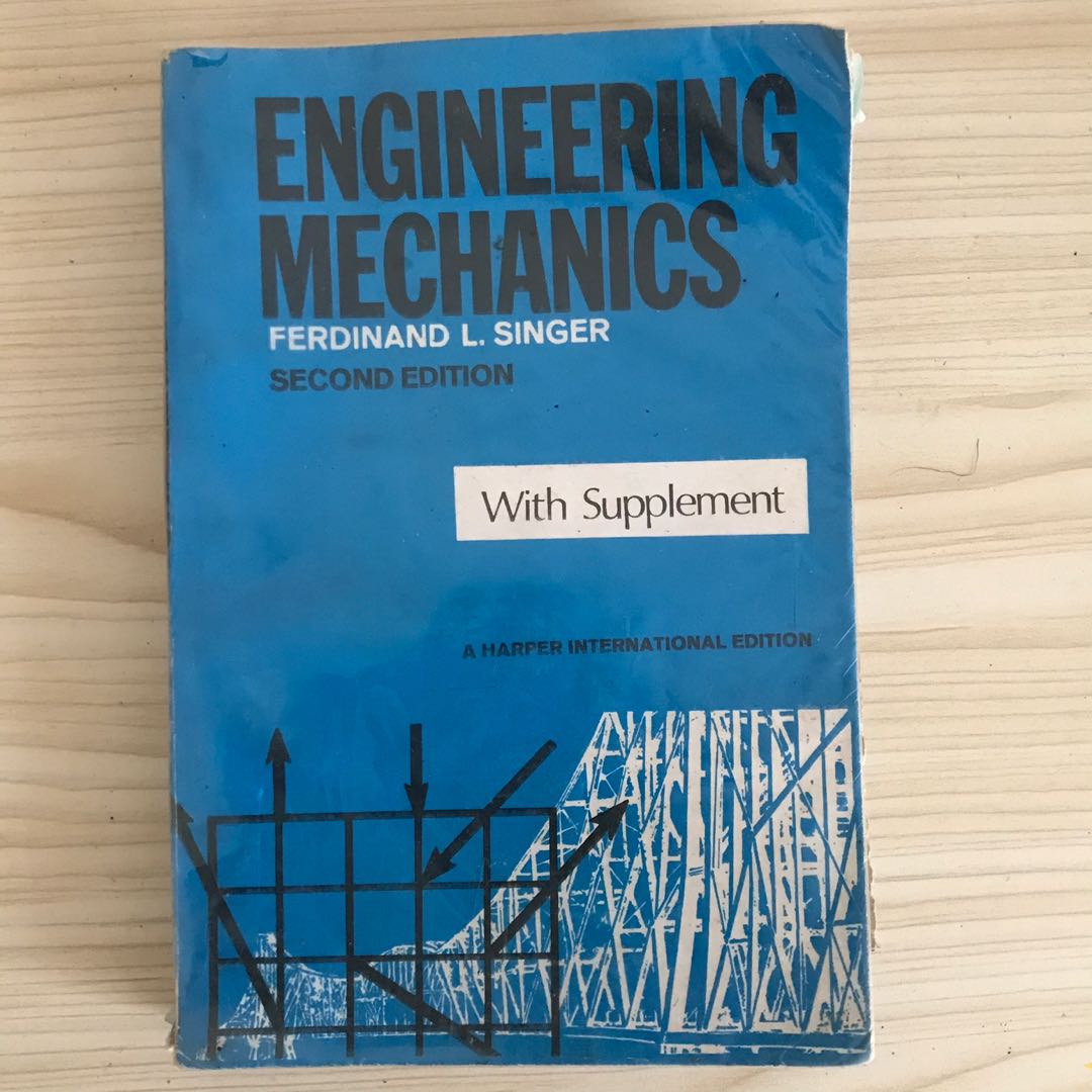 Engineering Mechanics by Ferdinand L. Singer, Hobbies & Toys, Books ...