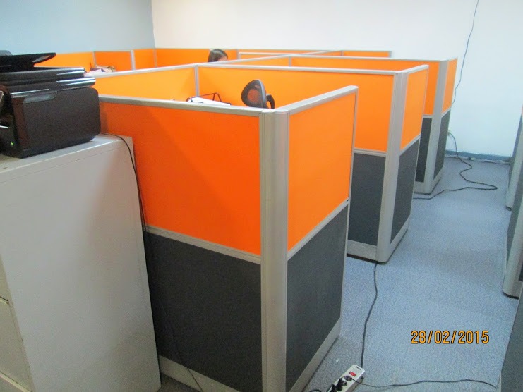 FREESTANDING CUBICLE OFFICE PARTITIONS, Furniture & Home Living, Office ...