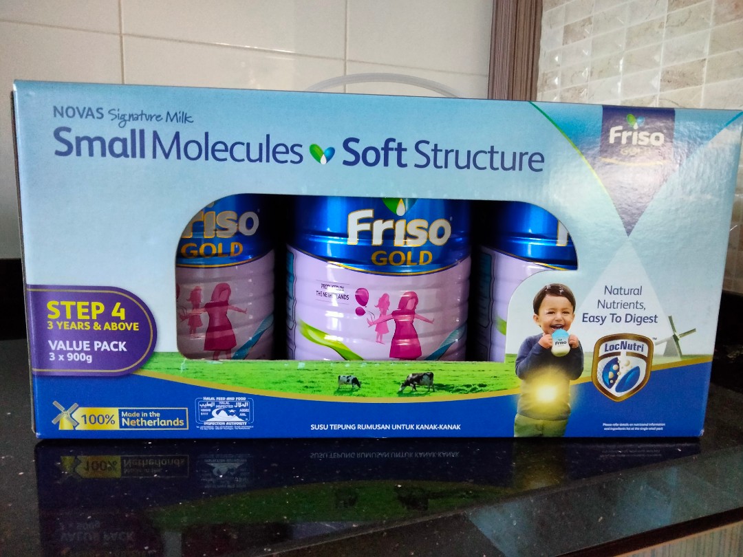 Friso Step 4 (Bundle of 3), Babies & Kids, Nursing & Feeding, Weaning ...