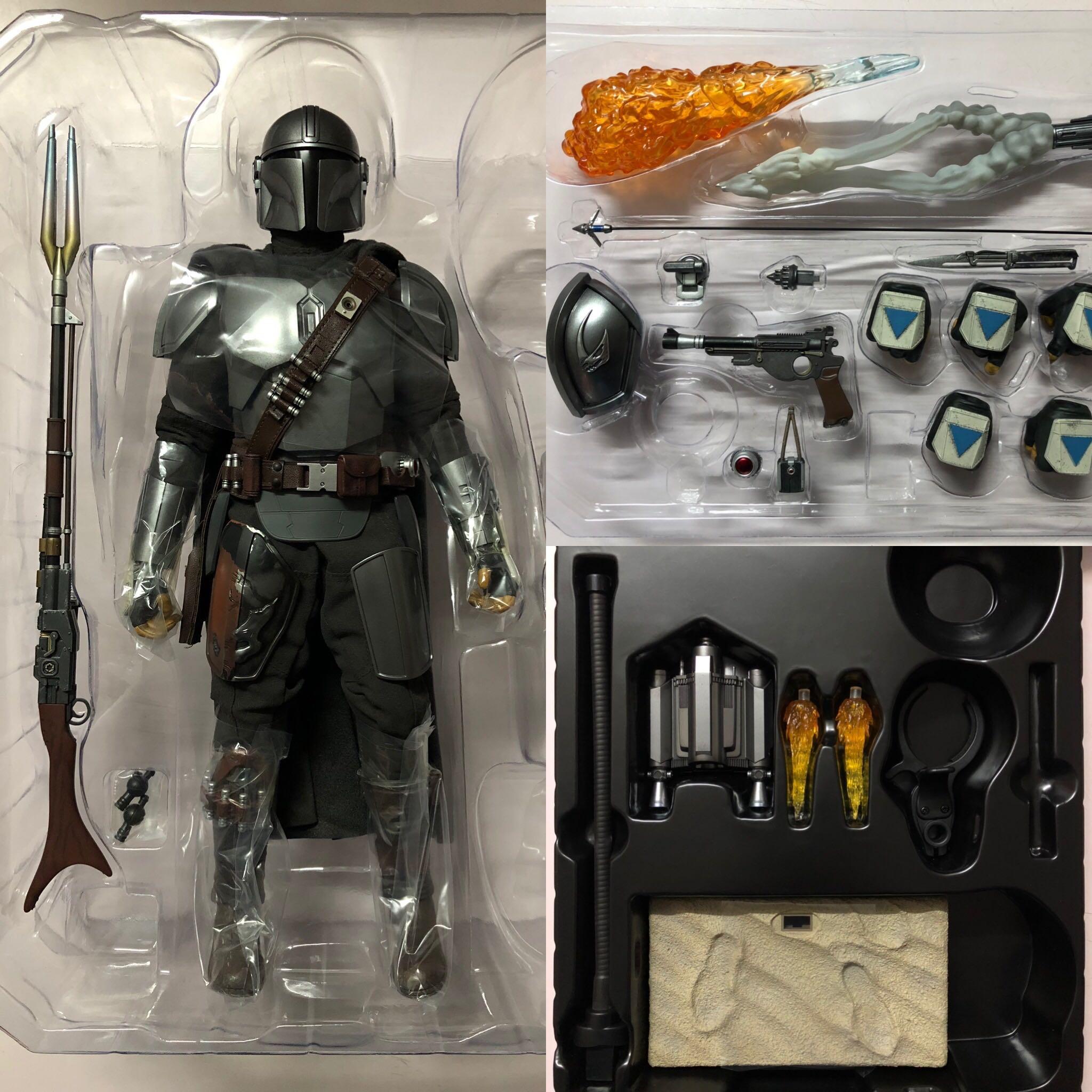 拆售Hot Toys-TMS015 Star Wars The Mandalorian Deluxe版 不連The Child和某些配件 所放 ...