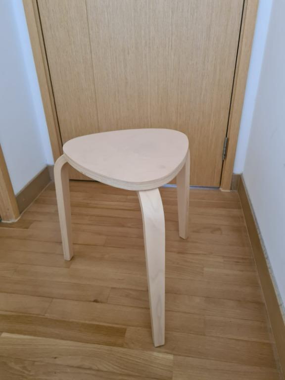 IKEA KYRRE Stool, birch, Furniture & Home Living, Furniture, Chairs on ...