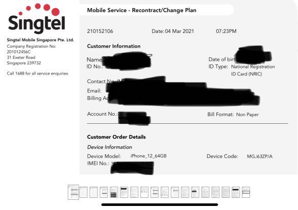 iPhone 12 from Singtel Re-contract, Mobile Phones & Gadgets, Mobile ...