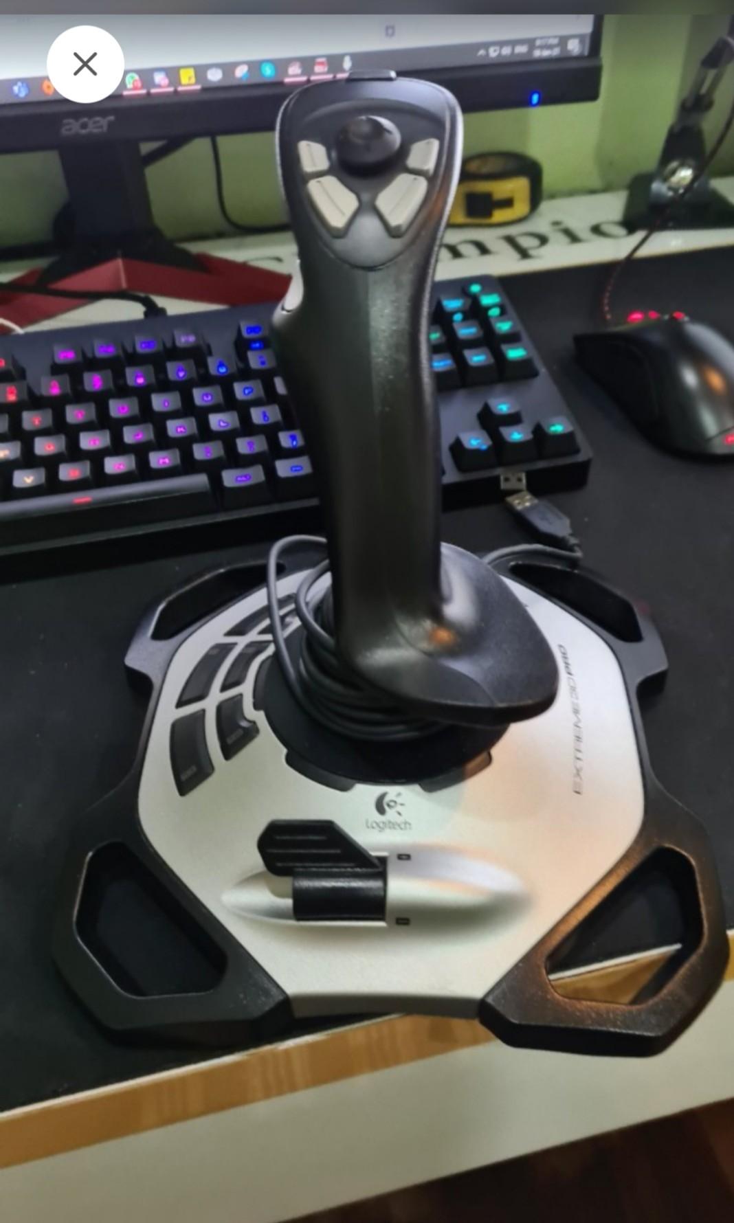 Logitech joystick, Video Gaming, Gaming Accessories, Controllers on ...