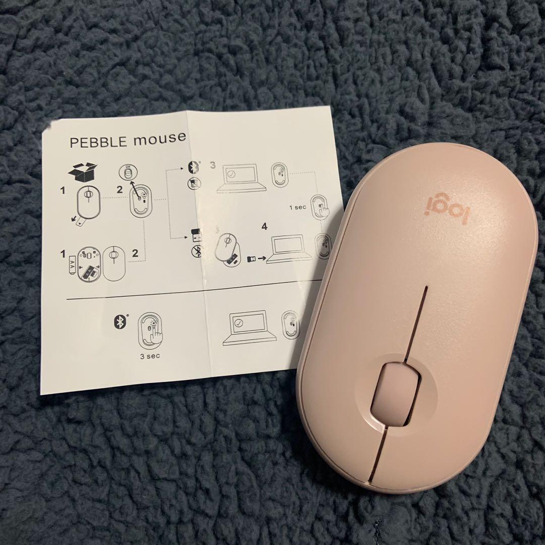 LOGITECH Pastel Pink Bluetooth Mouse, Computers & Tech, Parts ...