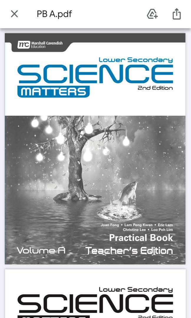 Teacher’s Edition/ Lower Secondary Science matters , Hobbies & Toys ...