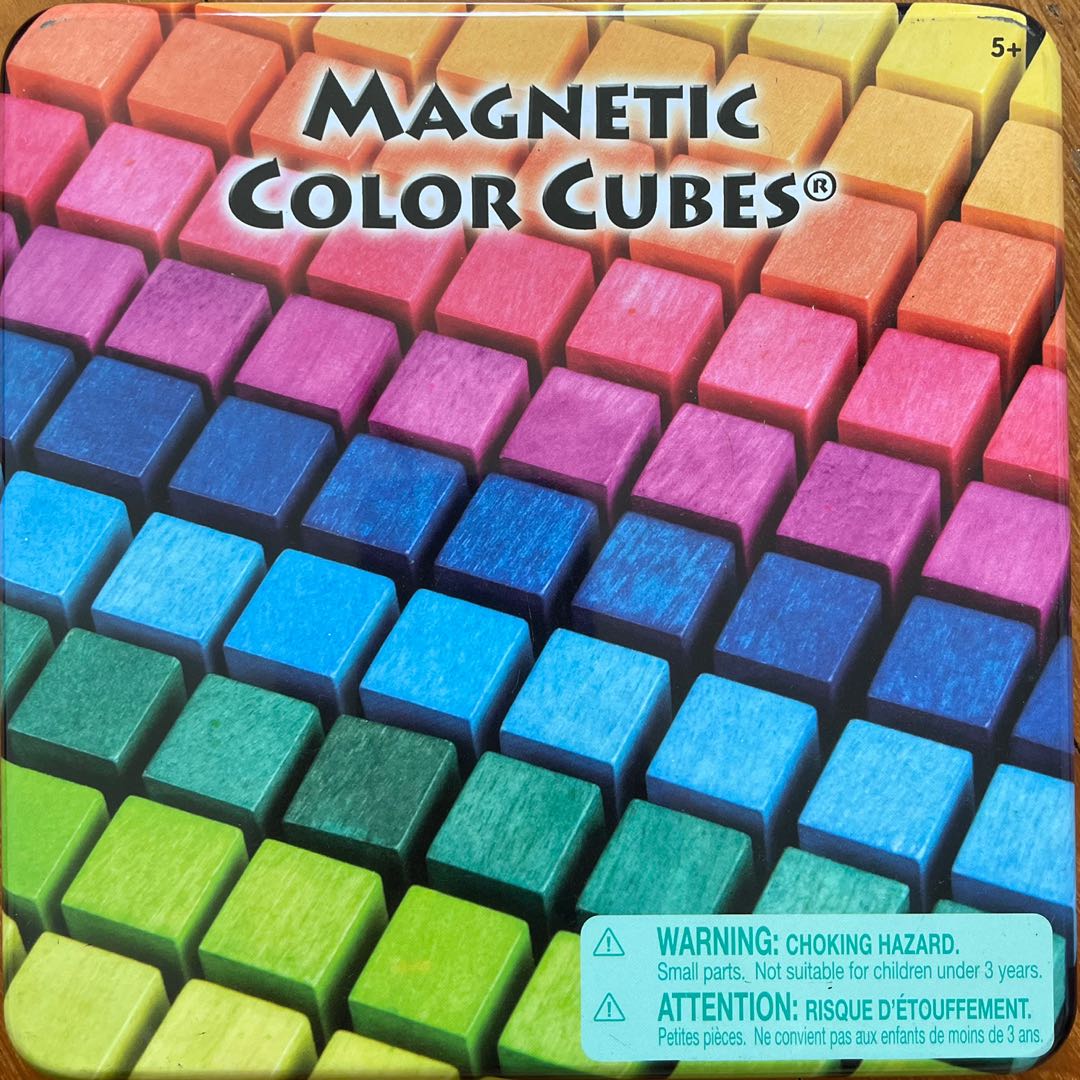 Magnetic colour cubes, Babies & Kids, Infant Playtime on Carousell