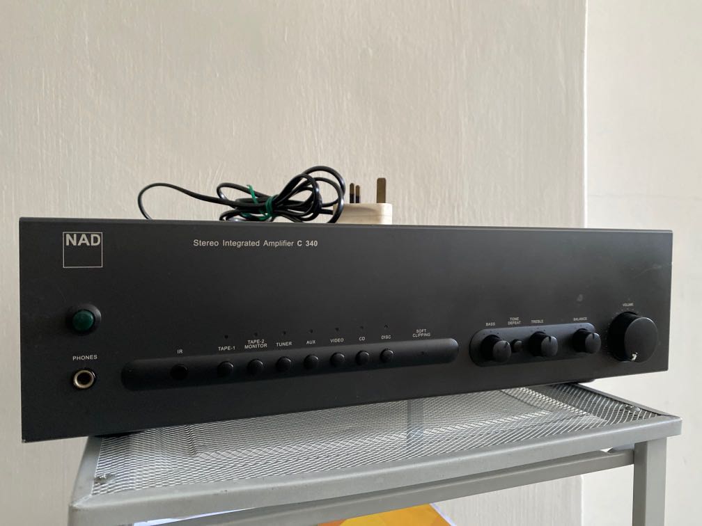 NAD amplifier C340, Audio, Soundbars, Speakers & Amplifiers on Carousell