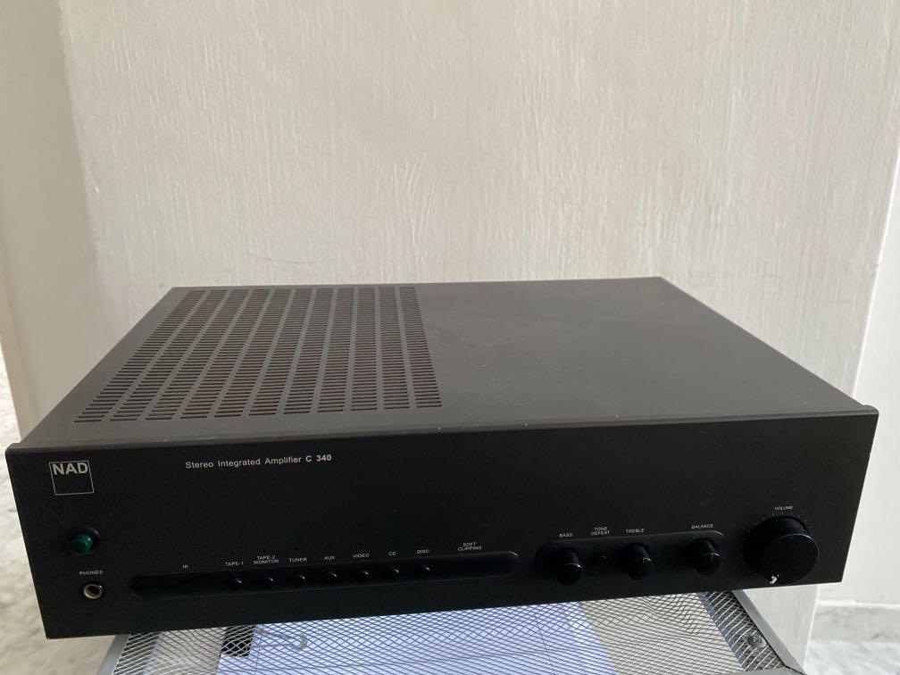 NAD amplifier C340, Audio, Soundbars, Speakers & Amplifiers on Carousell