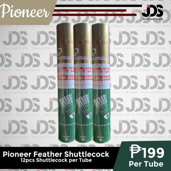 Pioneer Feather Shuttlecock, Sports Equipment, Fishing on Carousell