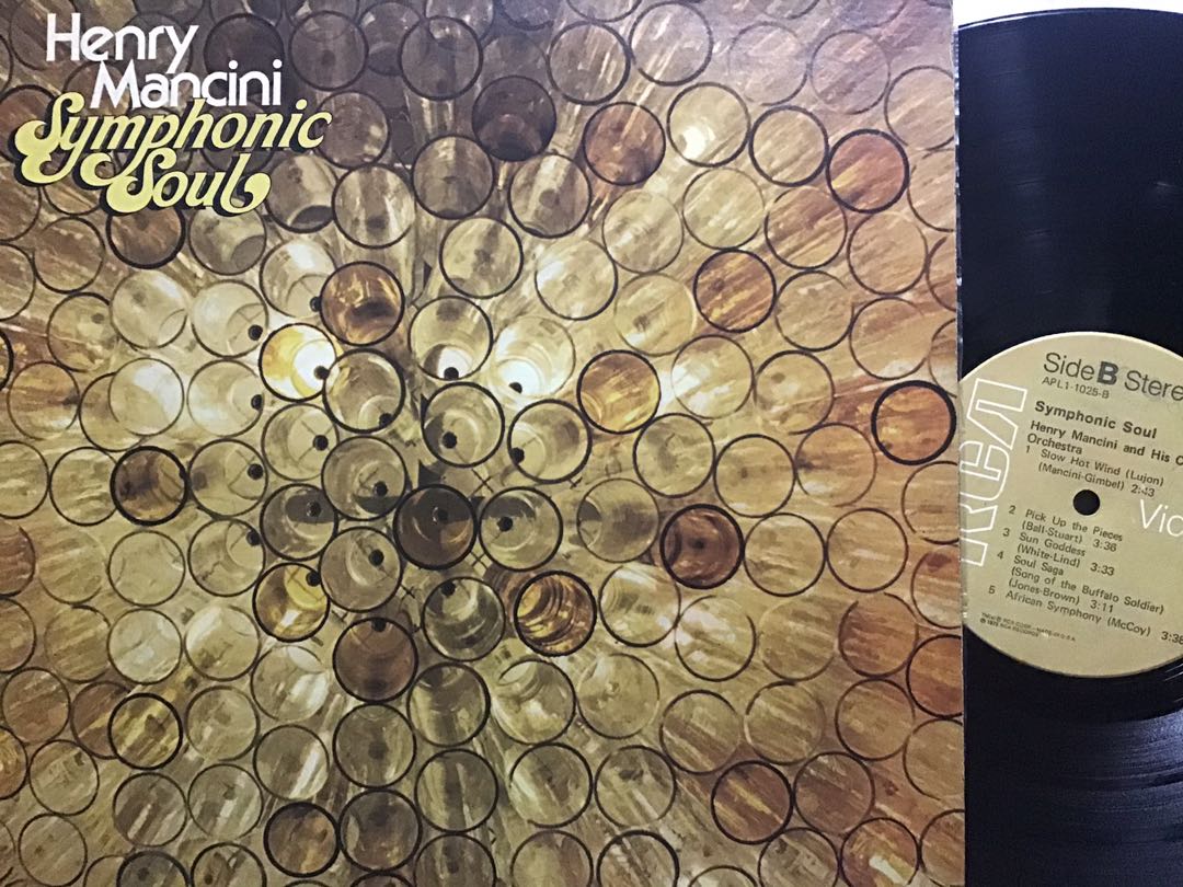 LP Henry Mancini - Symphonic Soul VINYL RECORD Anubis Piring Hitam ...