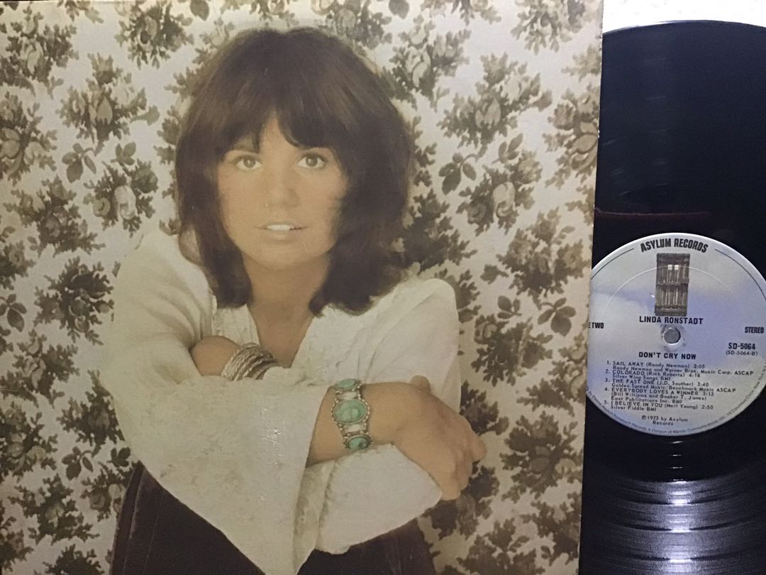 LP Linda Ronstadt - Dont Cry Now VINYL RECORD Anubis Piring Hitam Pop ...