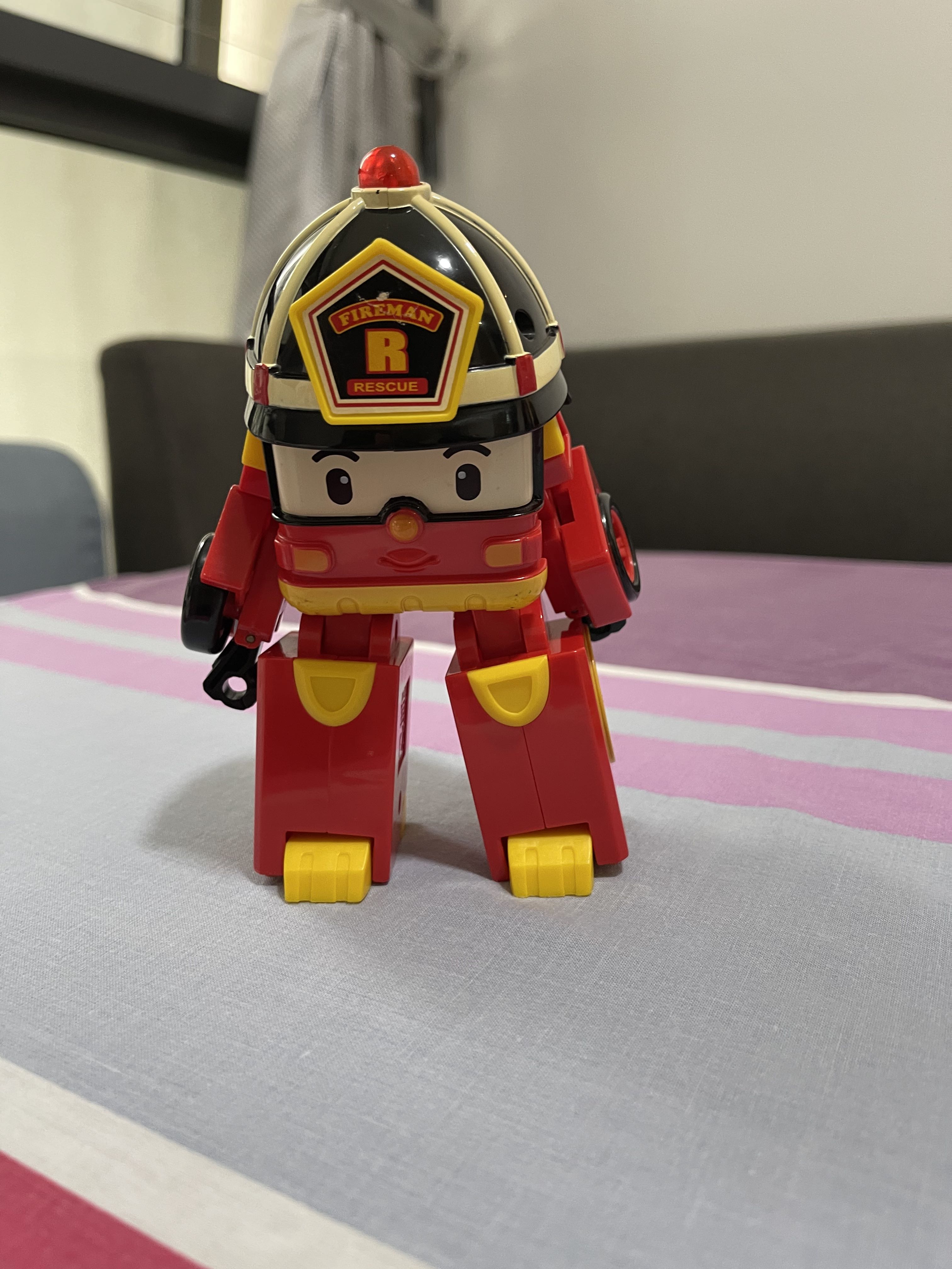 Robocar- Roy the fire engine, Hobbies & Toys, Toys & Games on Carousell