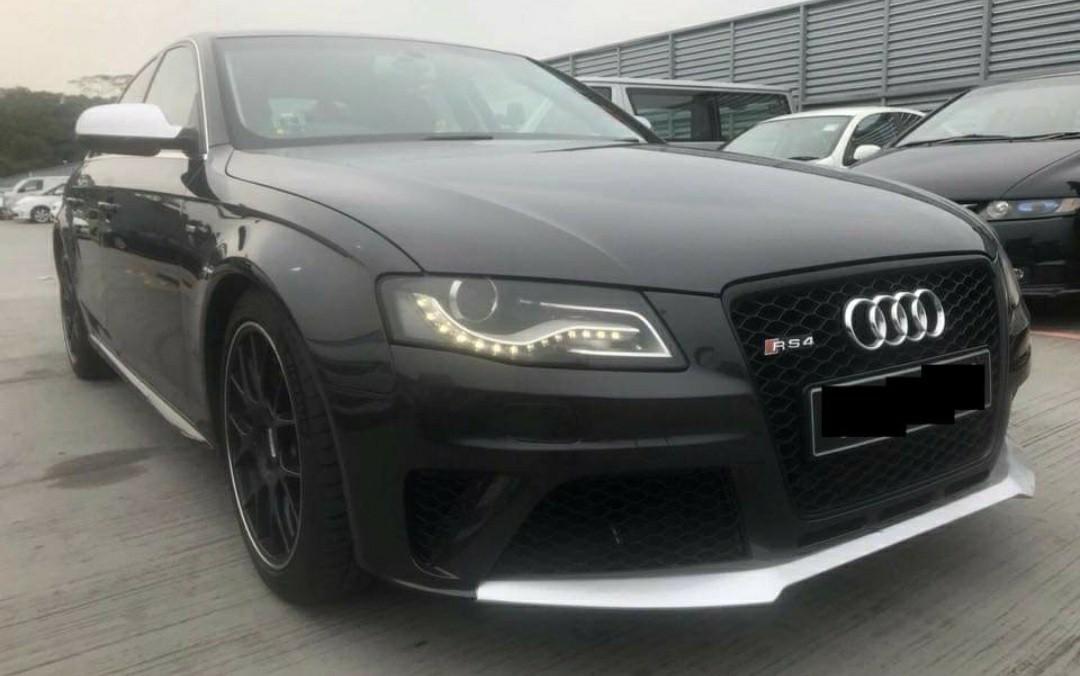 Audi A4 B8 - RS Style Front Bumper & Honeycomb grille, Car Accessories ...